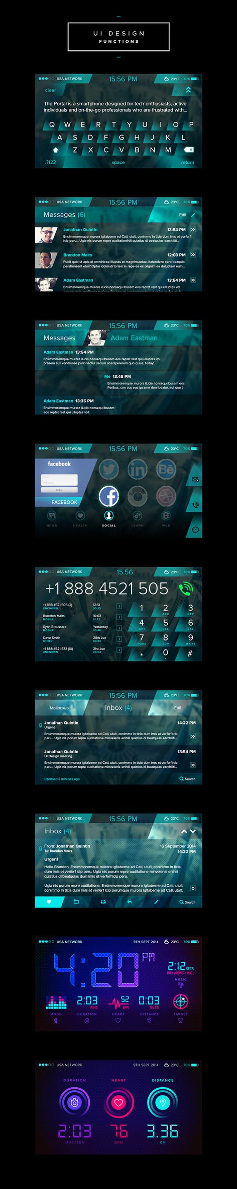 Web UI, UI, UI Design, and UI UX image inspiration on Designspiration