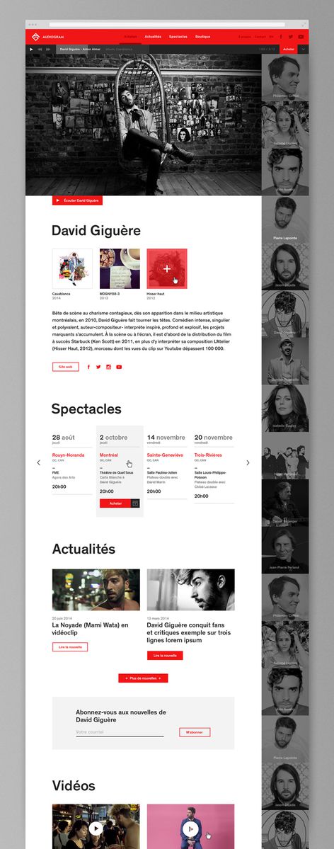 Search Website images on Designspiration