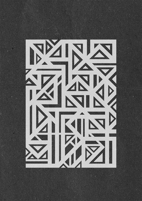 Art and Geometric image inspiration on Designspiration
