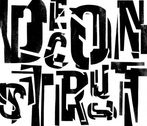 black and white, typography, type, type design, and type project image ...