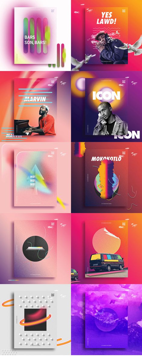 Creative Gradients Inspiration on Designspiration