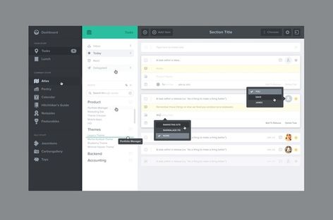 Interface Design Inspiration on Designspiration