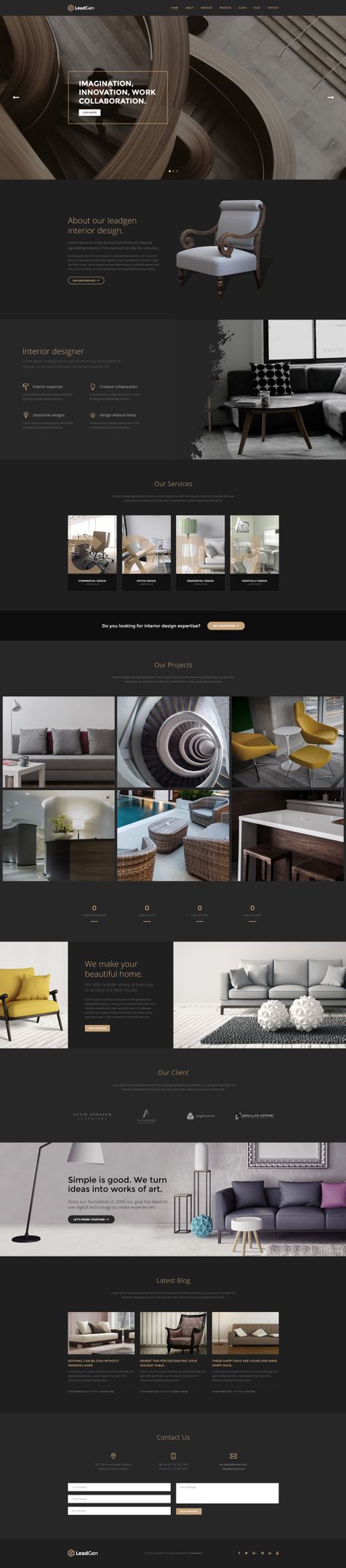 Creative Website Templates Inspiration on Designspiration