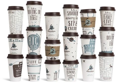 Coffee Cups, Packaging, Typography, and Coffee Shops image inspiration ...