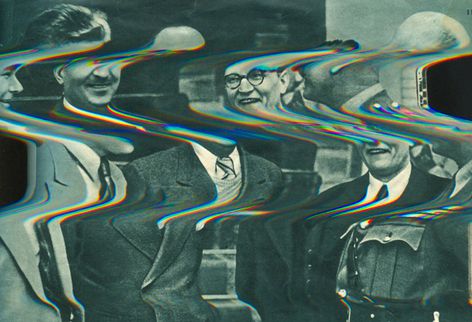 Creative glitch, collage, art, graphic design, and illustration art ...