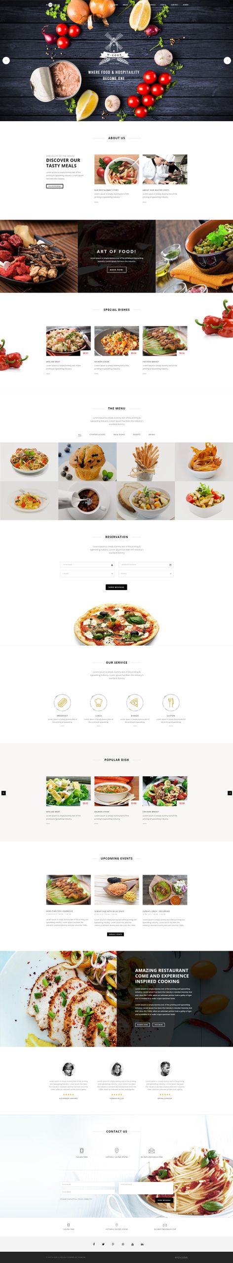 ui design, web design, website, food, and interface design image ...