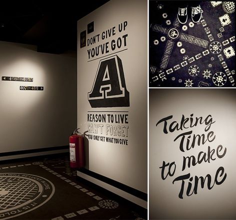 signage, event, and interior image inspiration on Designspiration