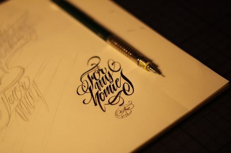 Calligraphy Inspiration on Designspiration