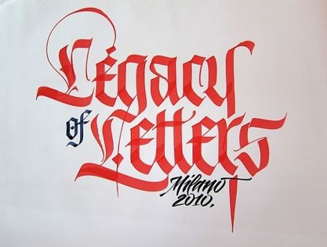 Creative Calligraphy Inspiration on Designspiration