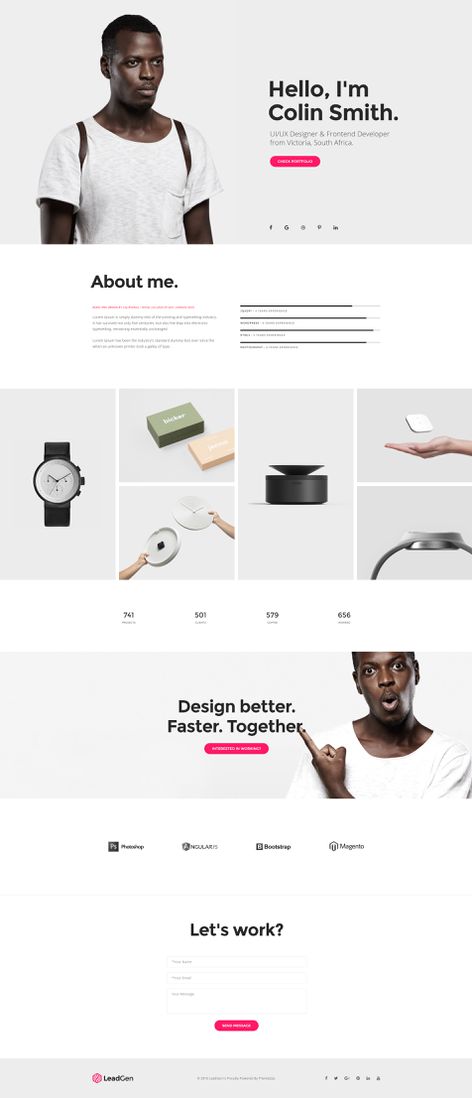 Creative Website Templates Inspiration on Designspiration