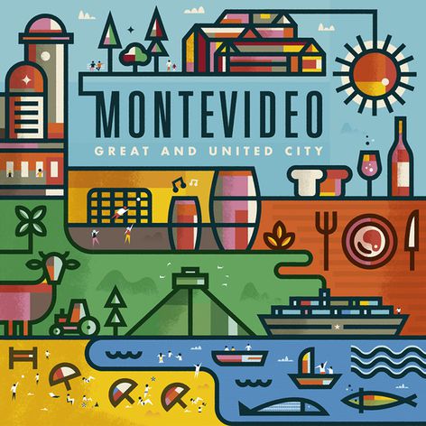 Creative illustration, mood board, graphic design, board, and ...