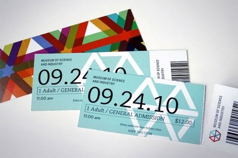 Tickets and Branding Identity image inspiration on Designspiration