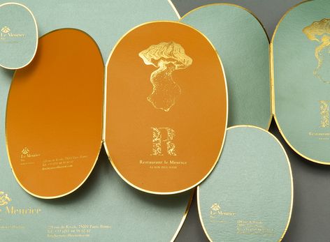 Gold Foil and Print Design image inspiration on Designspiration