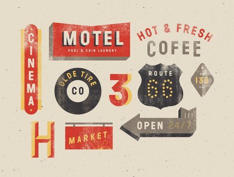 Vintage Design Inspiration on Designspiration