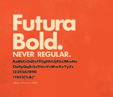 Futura Inspiration on Designspiration
