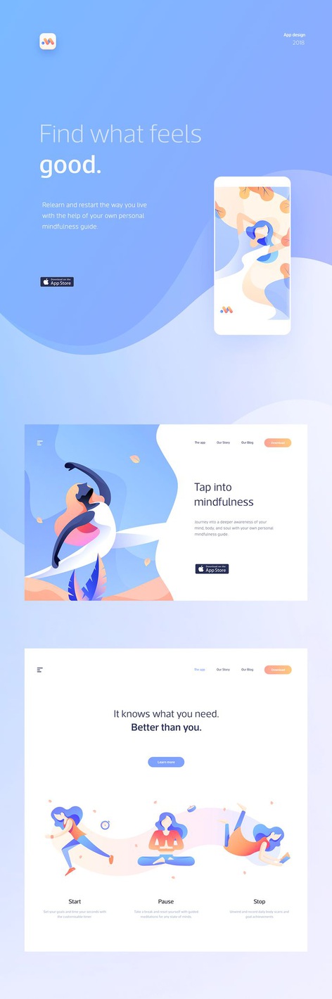 Flat Design Inspiration on Designspiration