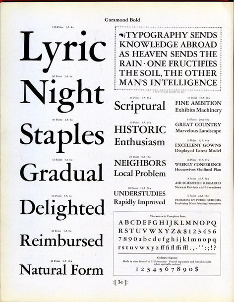 print design, type, specimens, type specimen, and typography type image ...