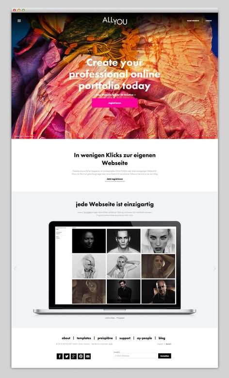 Web Design and Website Design image inspiration on Designspiration