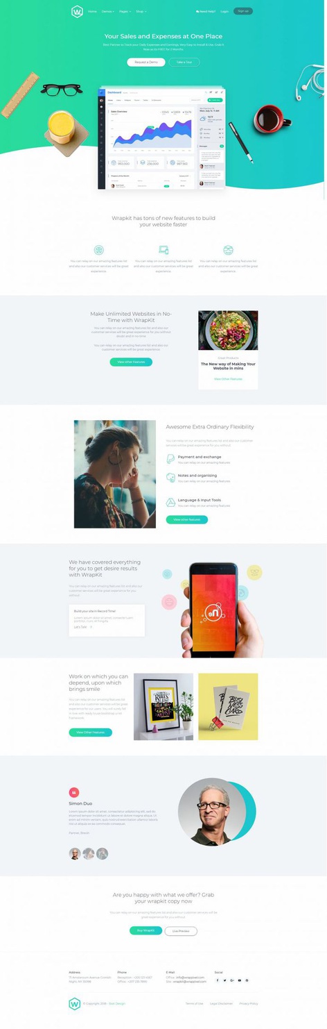 Website Templates Inspiration on Designspiration