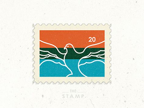 Creative Stamps Inspiration on Designspiration