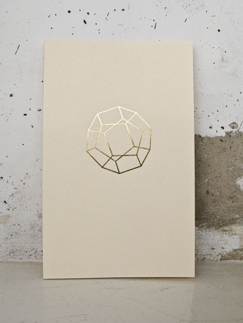Gold Foil and Print Design image inspiration on Designspiration