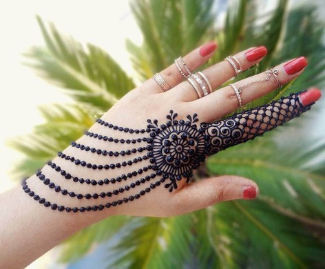 Back Hand Mehndi Designs images on Designspiration