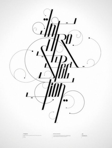 Typography Inspiration on Designspiration