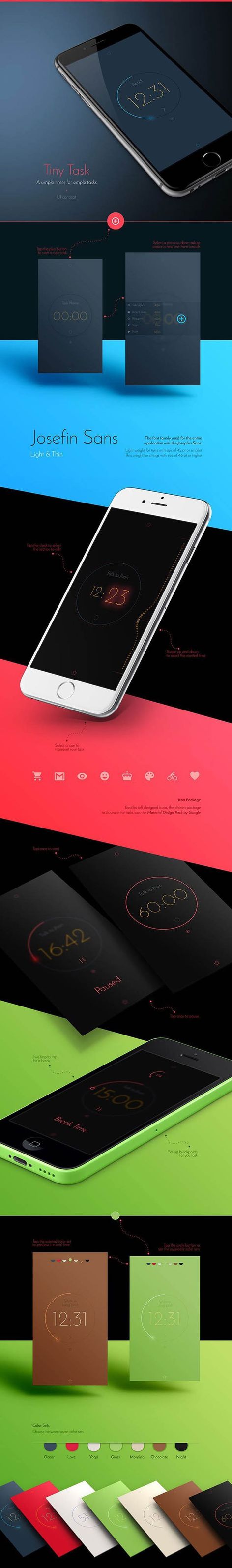 Flat Design Inspiration on Designspiration
