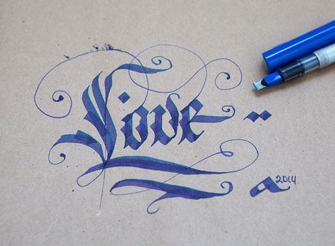 Calligraphy Inspiration on Designspiration