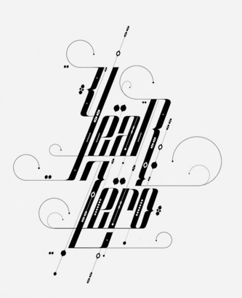 Typography Inspiration on Designspiration