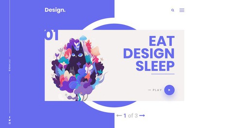 Flat Design Inspiration on Designspiration