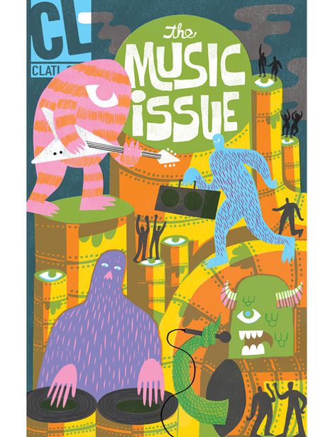 Posters and Gig Posters image inspiration on Designspiration