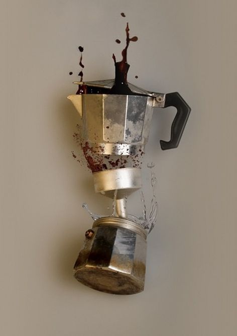 Creative coffee, cafe, illustration, ring, and graphic design image ...