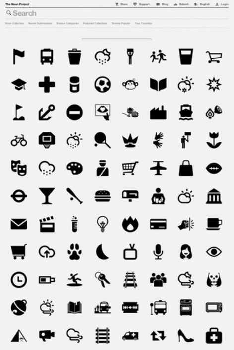 Creative black and white, icon, wayfinding, pictogram, and signage ...
