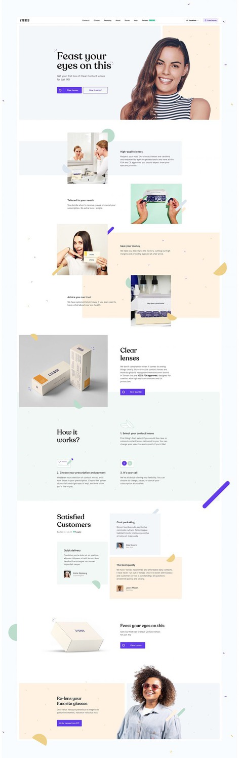 Website Templates Inspiration on Designspiration