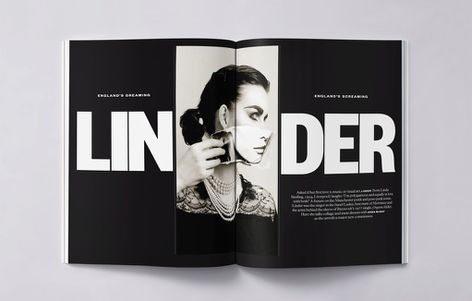 Magazines and Typography image inspiration on Designspiration