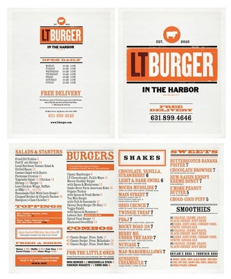 Brand Identity, Print, Menu Design, Menus, and Graphic Design image ...