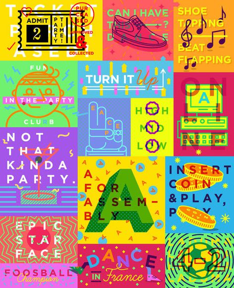 Illustrations and Color Schemes image inspiration on Designspiration