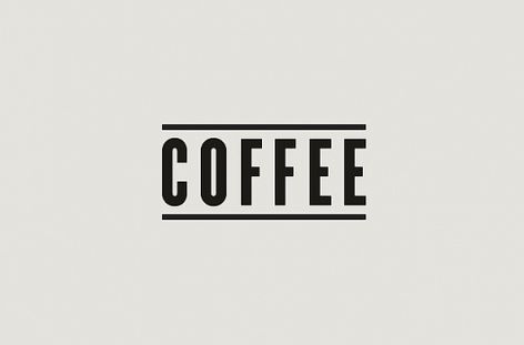 Coffee Shops and Typography image inspiration on Designspiration
