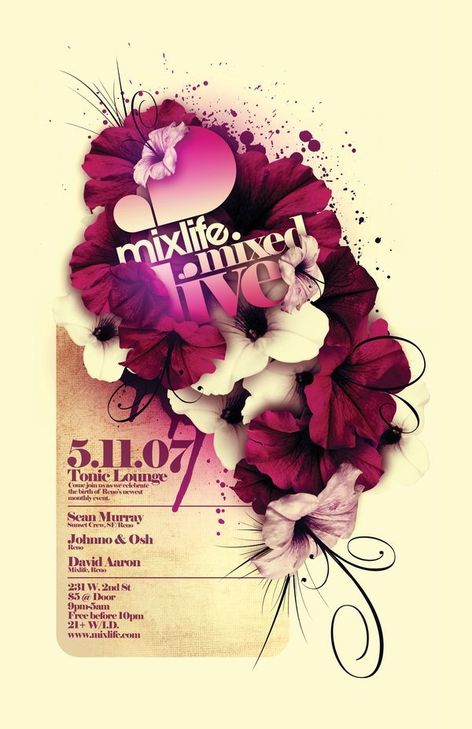 Music Posters Inspiration on Designspiration