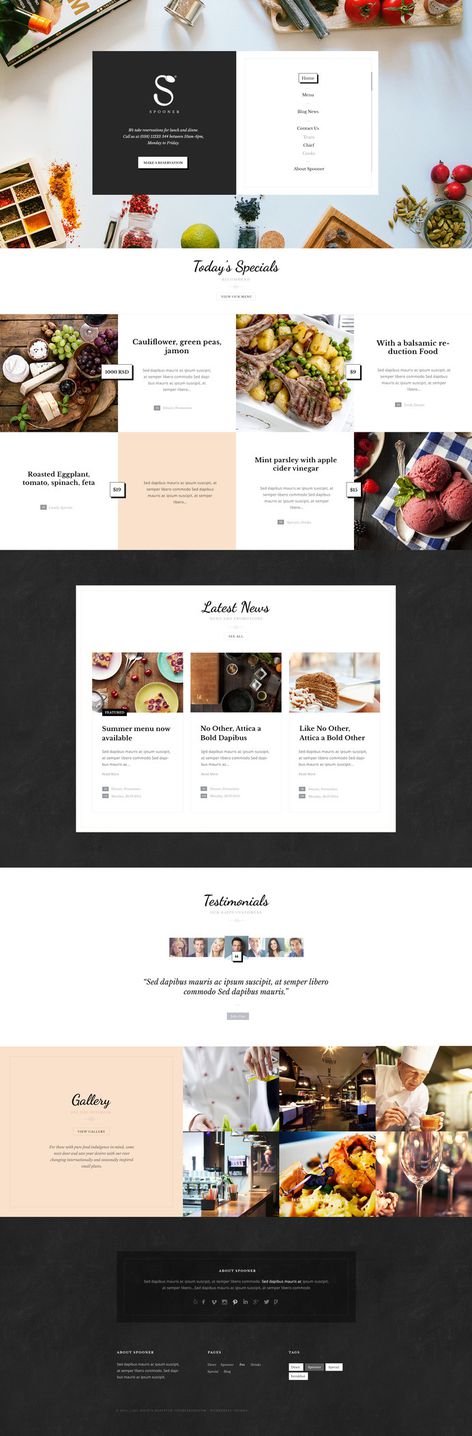 ui design, web design, website, food, and interface design image ...