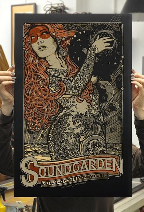 Music Posters Inspiration on Designspiration