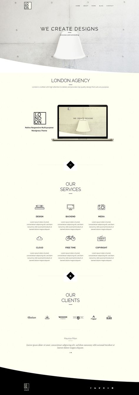 Creative Website Templates Inspiration on Designspiration