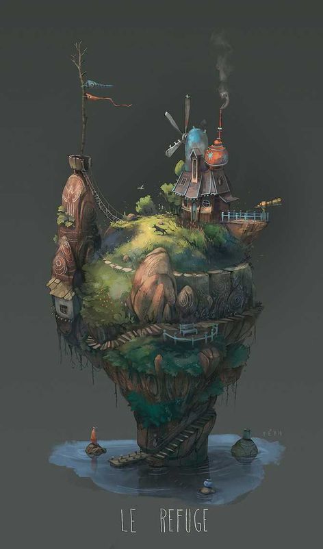 Concept Art Inspiration on Designspiration
