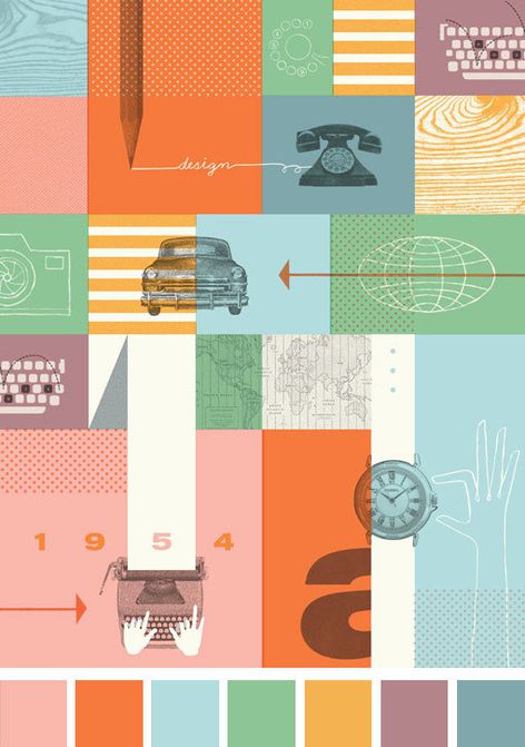 Vintage Design Inspiration on Designspiration