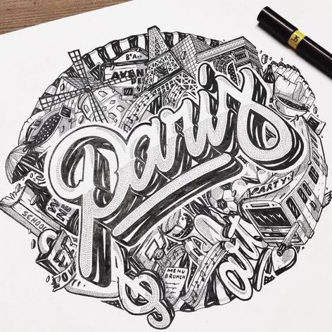 Typography, Handmade Type, and Type image inspiration on Designspiration