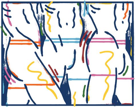 illustration, graphic, graphic illustration, movement, and lunatic ...