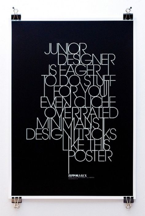 Typography Posters Inspiration on Designspiration