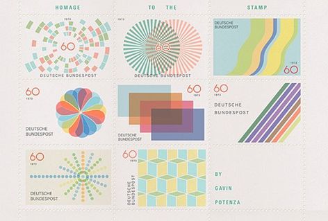 Stamps Inspiration on Designspiration