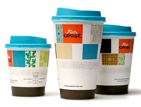 Coffee Cups, Packaging, Typography, Coffee Shops, and Cups image ...